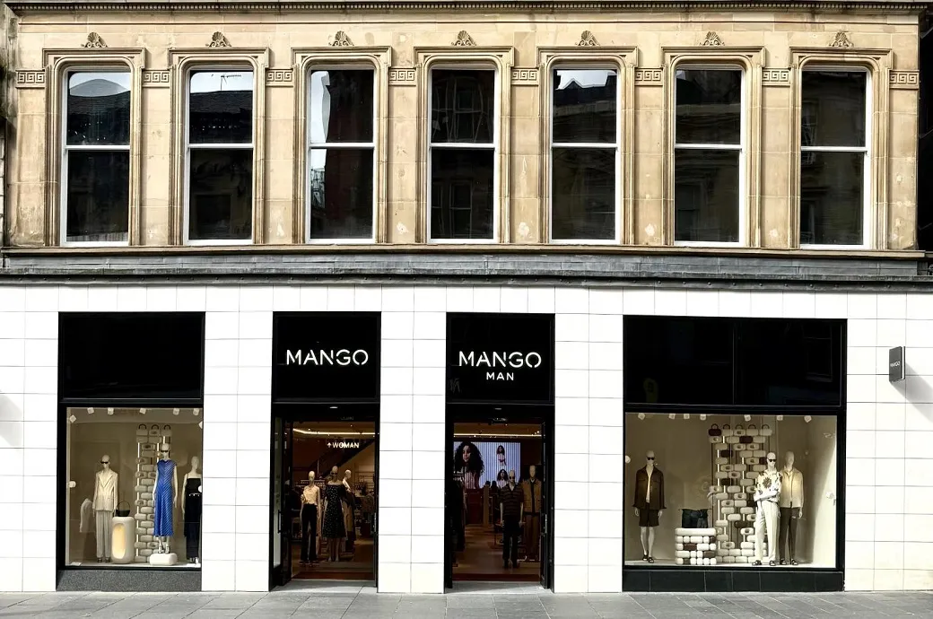 Mango Opens First Glasgow Store Menswear Buchanan Street