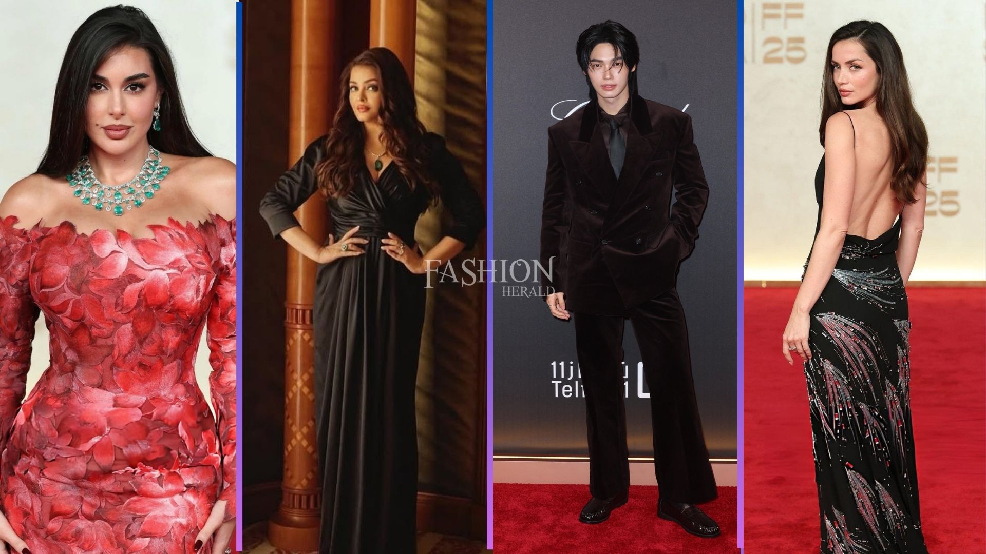Top Red Carpet Looks Aishwarya Rai Ana de Armas Win Metawin - Fashion ...